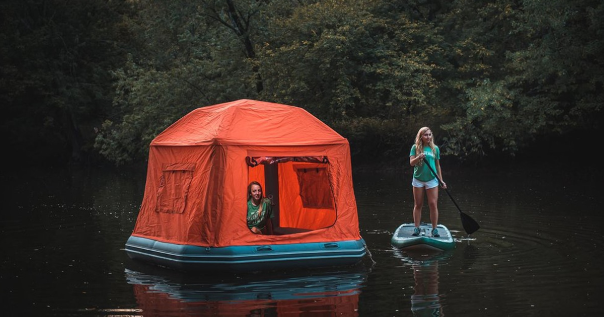 This Floating Tent Is Every Camper’s Dream (Or Nightmare) Come True ...