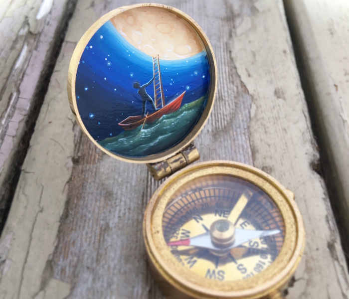 I Encourage People To Find Their Way By Painting Miniature Scenes On ...