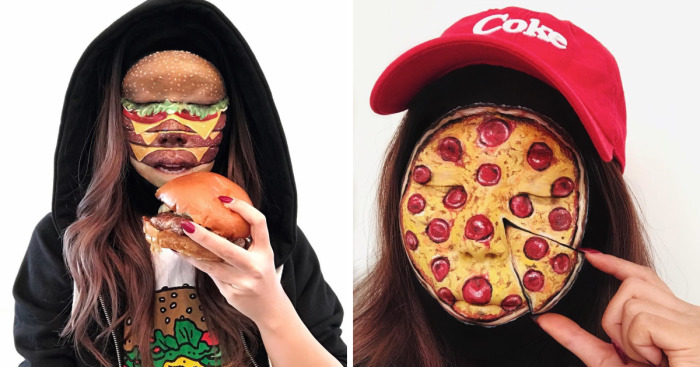 Woman Gives Up Teaching To Create Optical Illusions With Makeup And Her ...