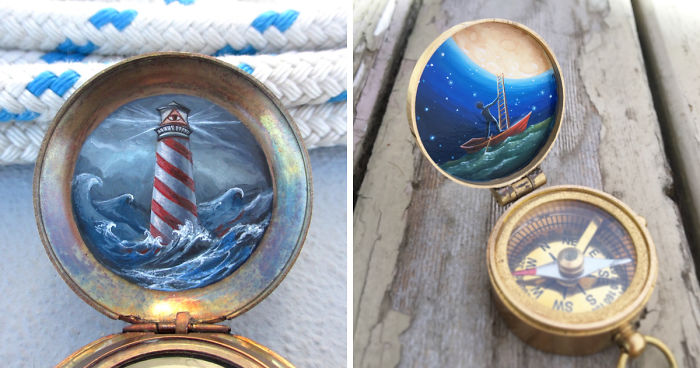 I Encourage People To Find Their Way By Painting Miniature Scenes On ...