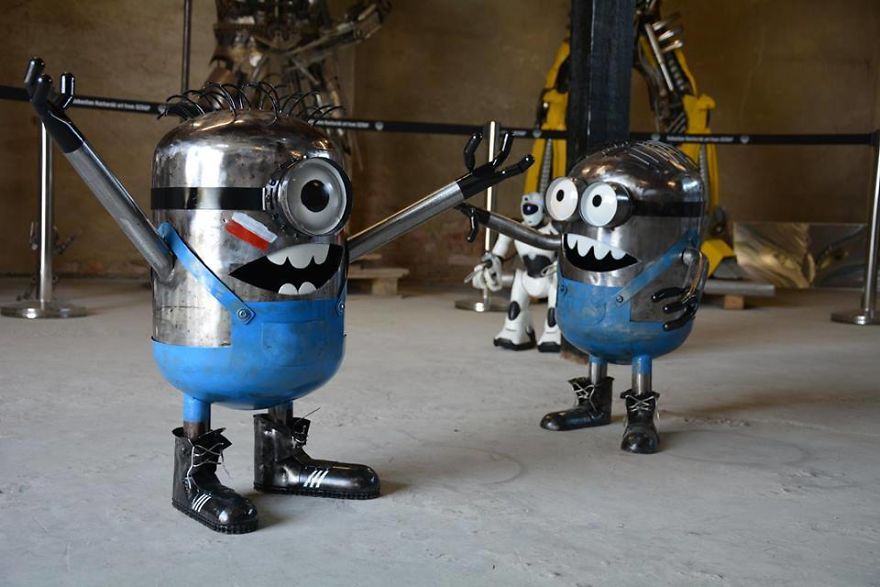 Polish Artist Turns Scrap Metal Into Incredible Sculptures | Bored Panda