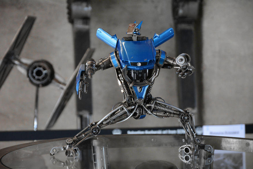 Polish Artist Turns Scrap Metal Into Incredible Sculptures | Bored Panda