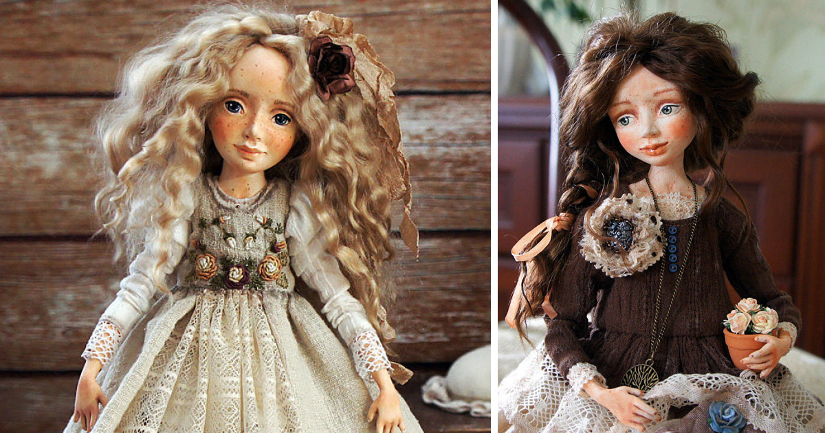 I Create One-Of-A-Kind Art Dolls Entirely From Scratch | Bored Panda