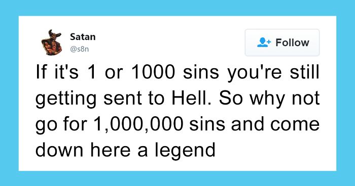 Turns Out Satan Has A Twitter Account, And It’s Hilarious As Hell ...