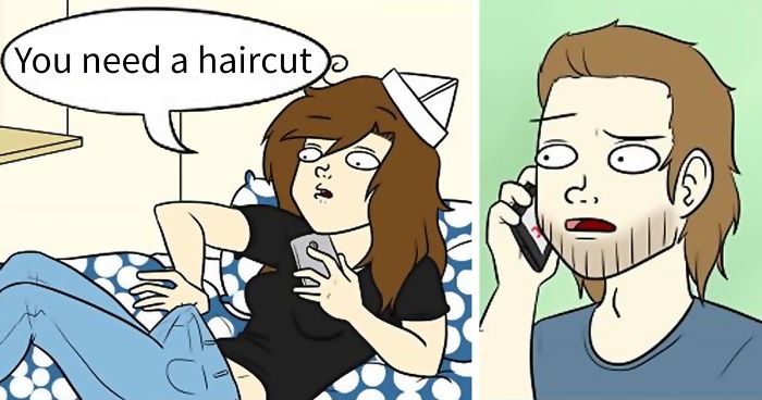 I Illustrate Everyday Life With My Boyfriend | Bored Panda