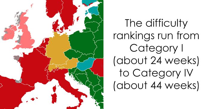 Map Reveals How Long It Takes To Learn Different Languages | Bored Panda