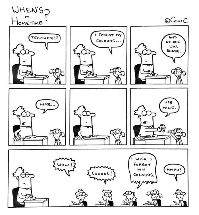 Funny Comic Strips For School Funny PNG