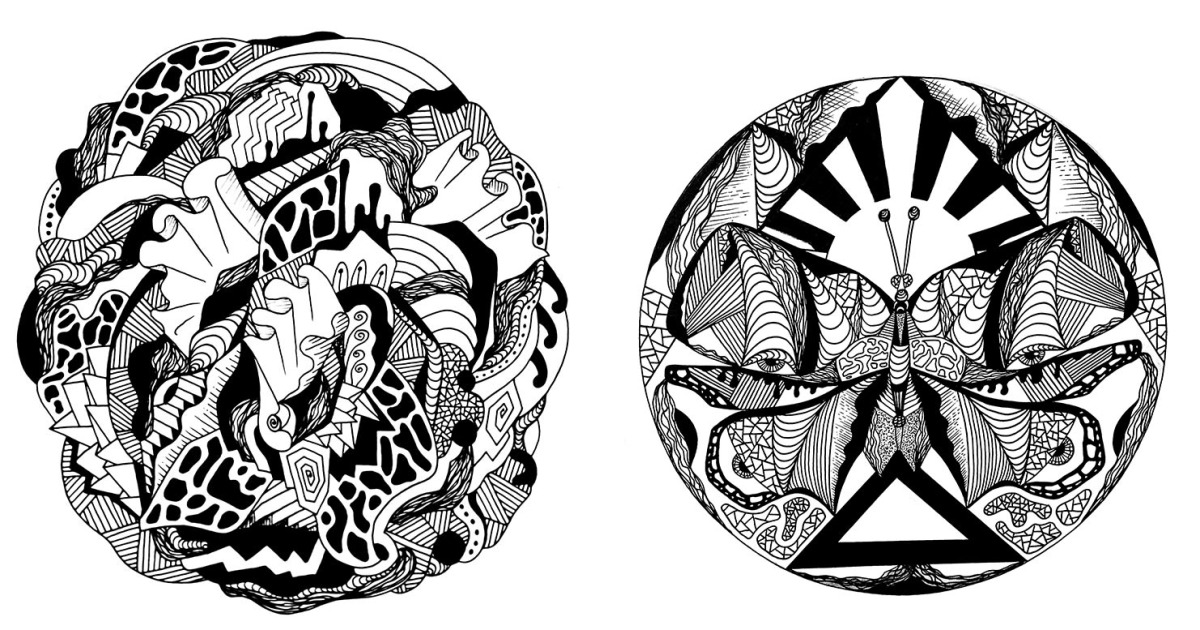 I Made These 24 Ink Line Drawings Into Coloring Pages | Bored Panda