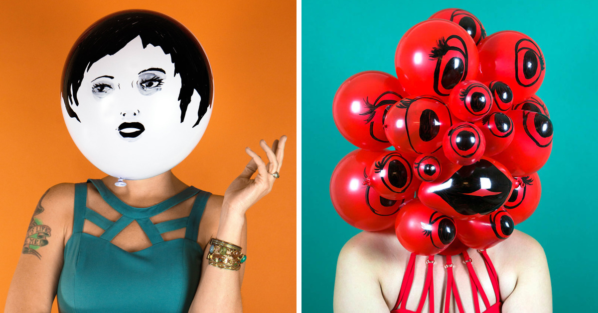 Balloon Portraits That Pop! | Bored Panda