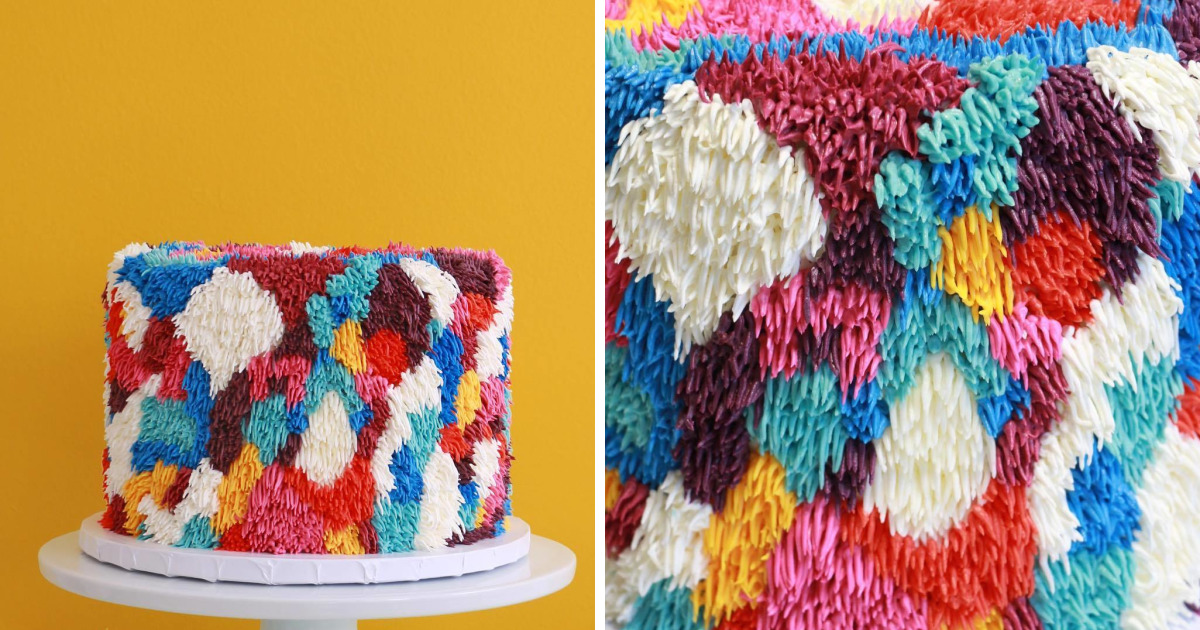 Designer Creates Colorful Cakes That Look Fuzzy Shag Rugs You’d Regret ...