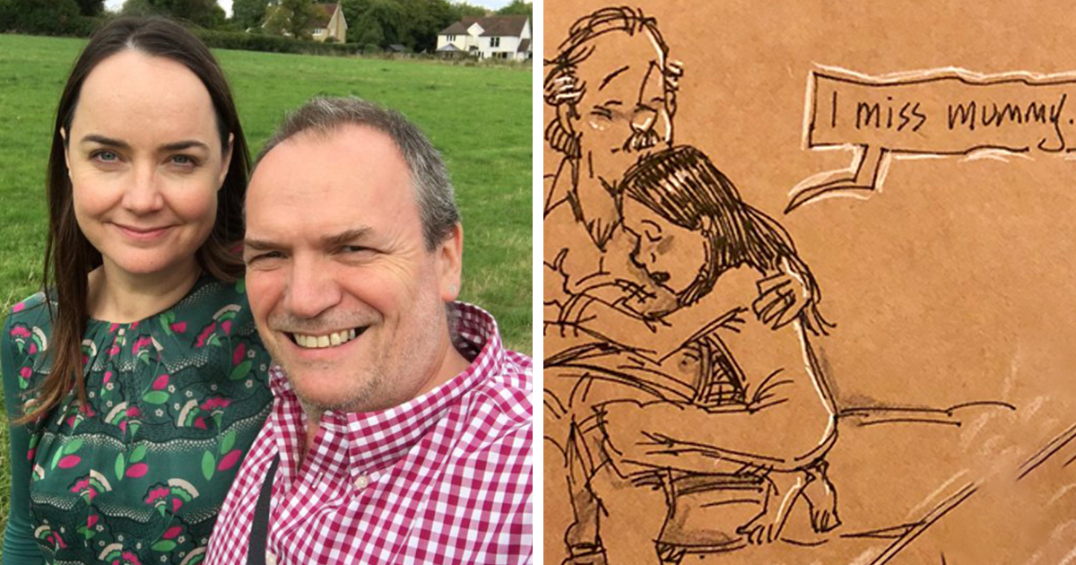 Disney Animator Illustrates Life With Two Children After His Wife Dies ...