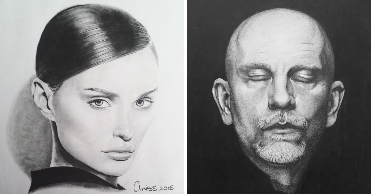 Hyper-Realistic Portraits With Just One Pencil | Bored Panda