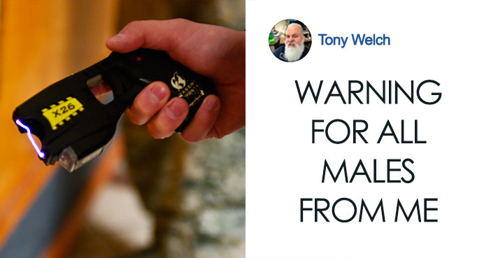 Man Does Not Believe A Mini Taser Can Do Much Damage, Learns Truth The ...