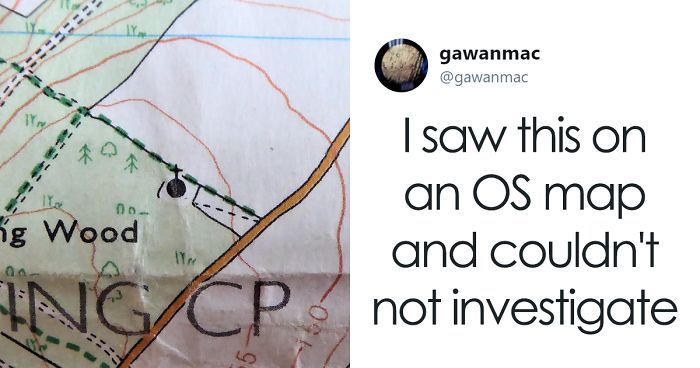 Guy Sees Hidden Place On OS Map In Middle Of Nowhere, Cannot Resist ...