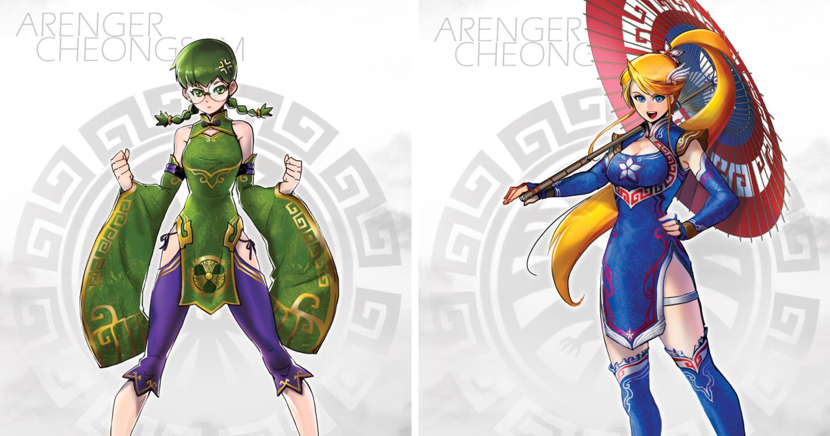 Chinese Artist Transforms The Avengers Into Anime Waifu | Bored Panda