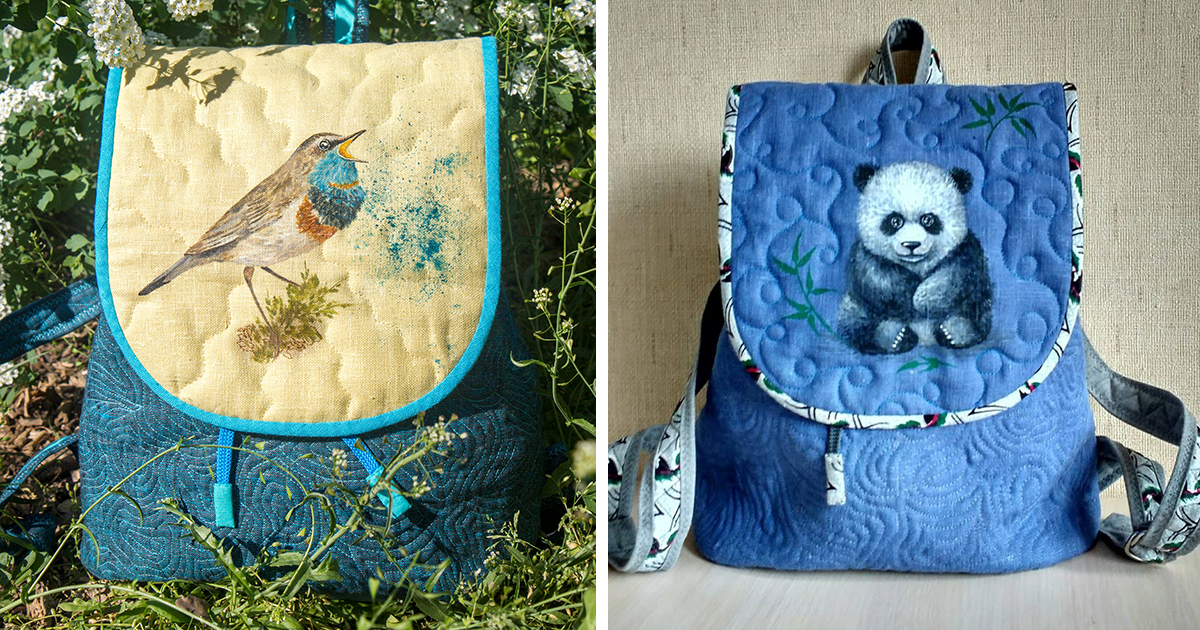 Together With My Mom, We Create One-Of-A-Kind Hand-Painted Backpacks ...