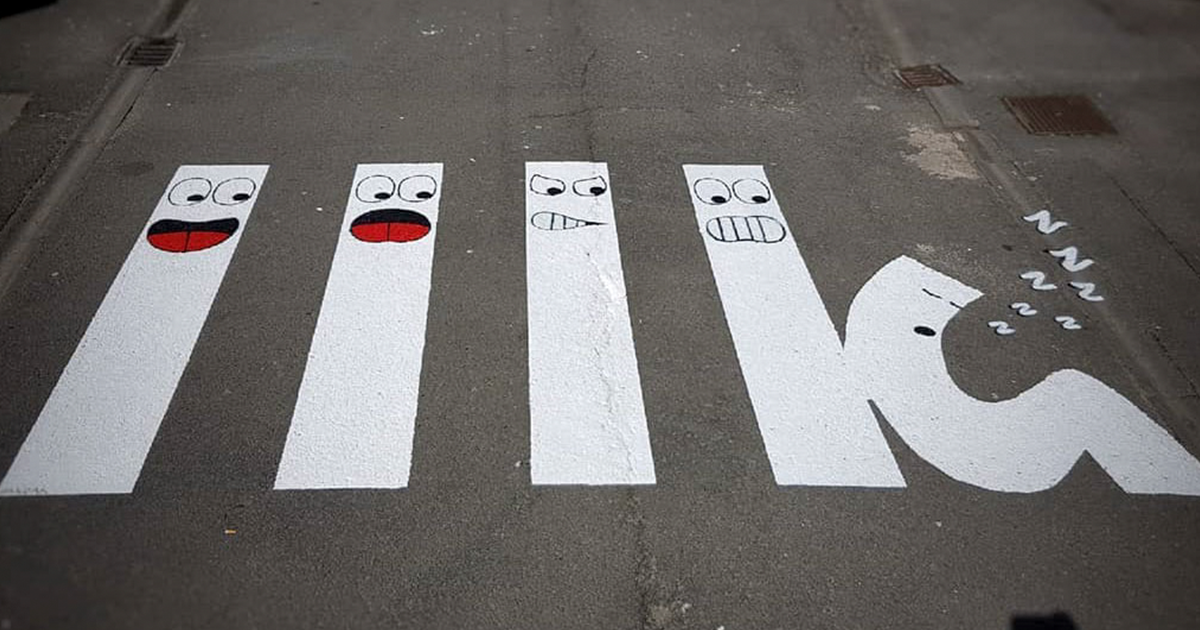 Street Artist Makes French Streets More Fun By Turning The Crosswalks ...