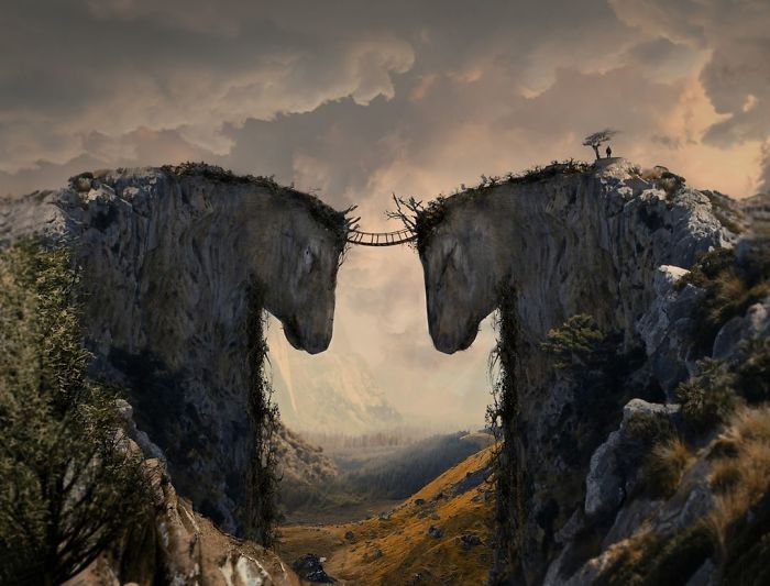 Artist Creates Surreal Landscapes That Balances Between Nature And