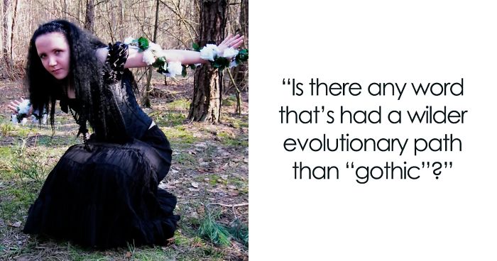 Someone Is Confused Why “Gothic” Can Describe Dark Fashion Or Churches ...