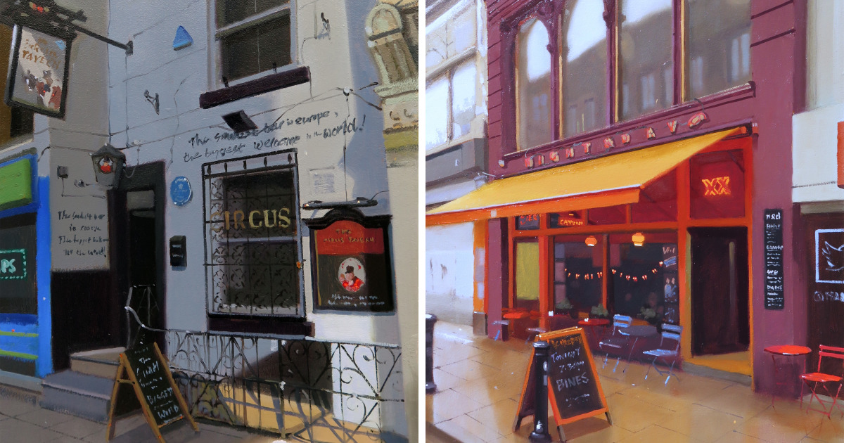 Stunning Oil Paintings Of Manchester | Bored Panda