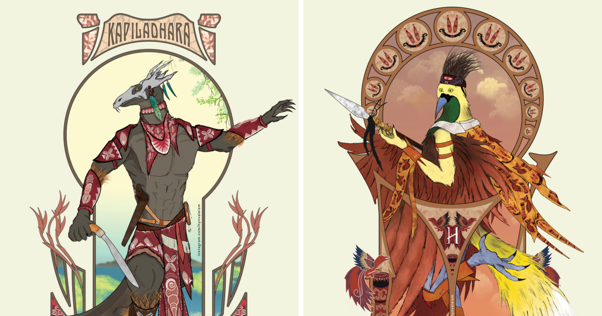 I Recreate Indonesian Animals As Fantasy Creatures | Bored Panda