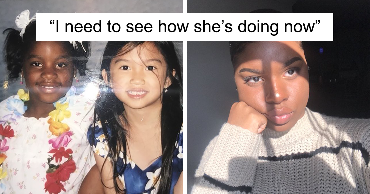 Girl Shares A Photo Of A Friend She Hasn’t Seen In 12 Years, And It ...