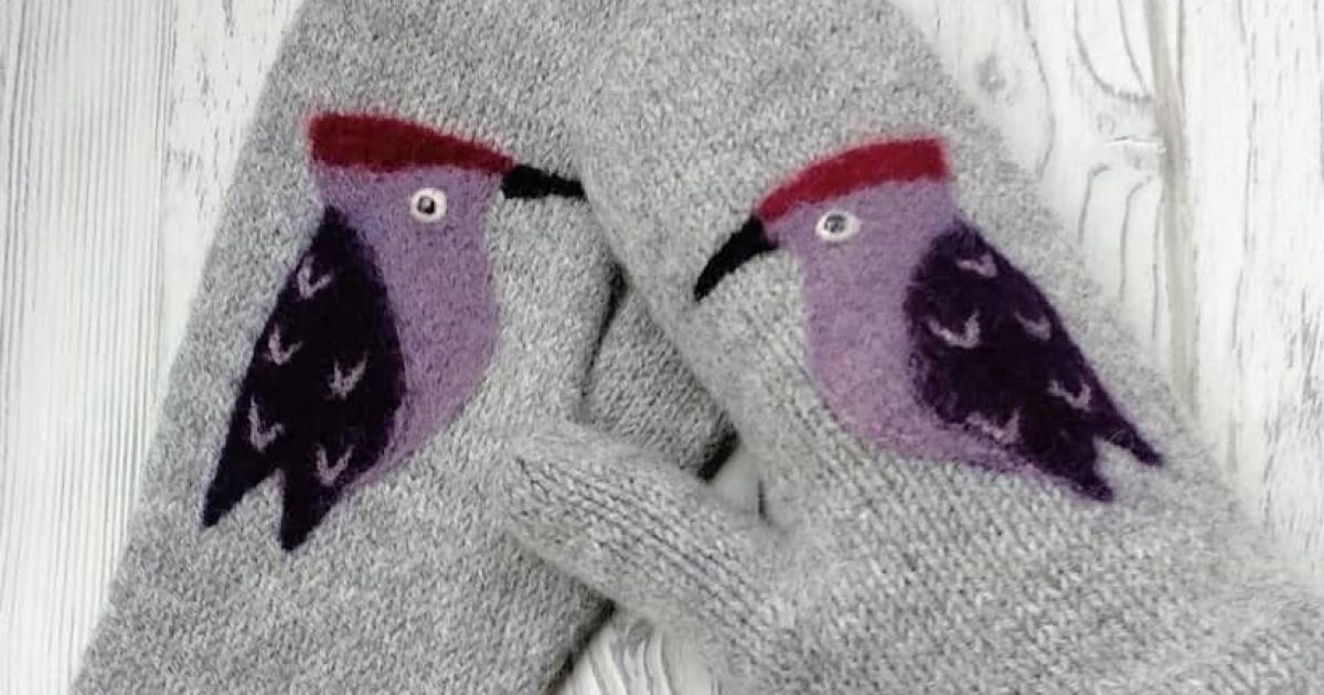 Cosy Felted Mittens With Forest Animals And Magical Characters | Bored ...