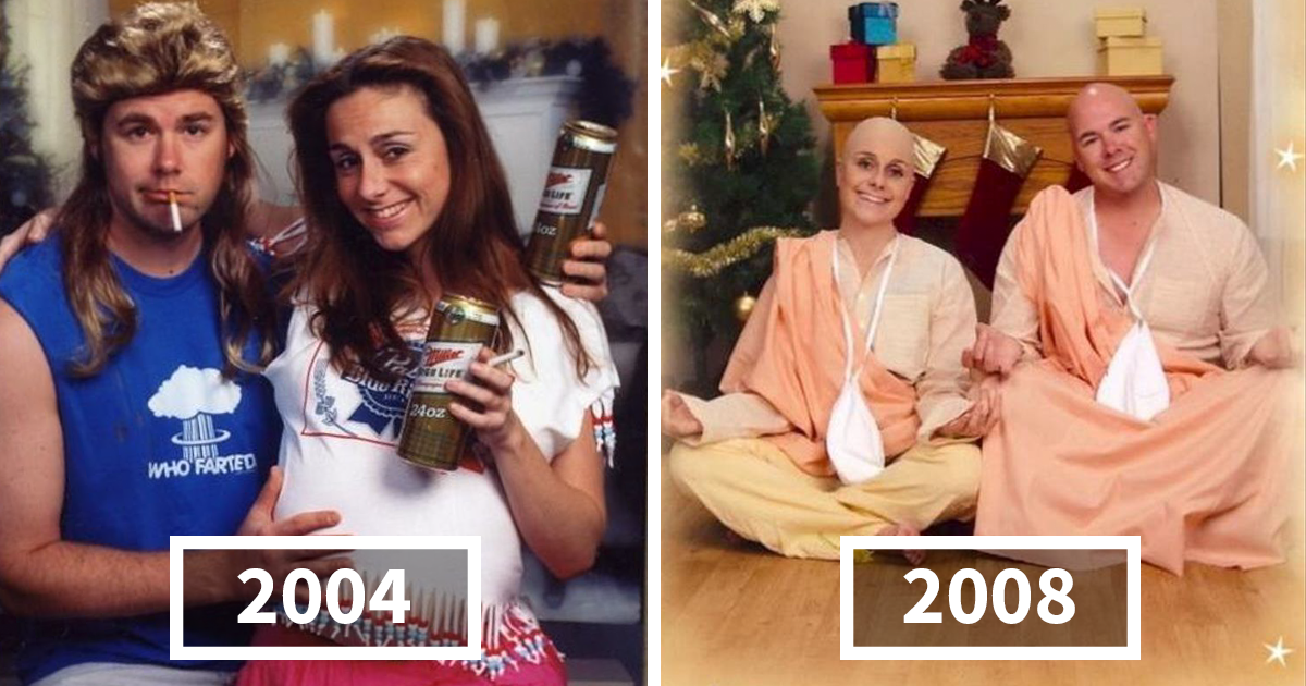 Family Sends The Most Awkward Christmas Cards For 16 Years, And It’s ...