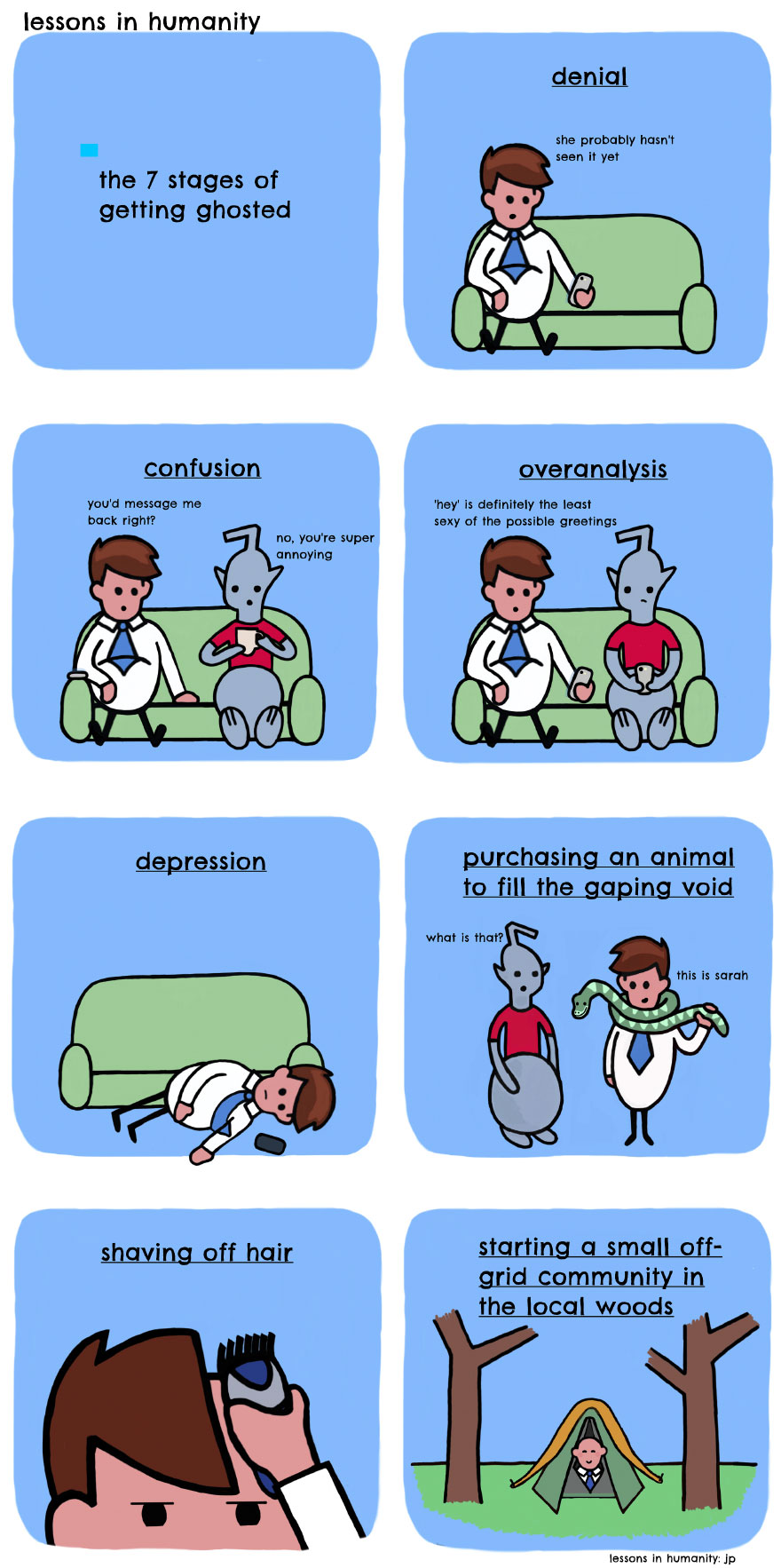 I Attempt To Explain Human Behavior To An Alien In My 41 Comics | Bored ...