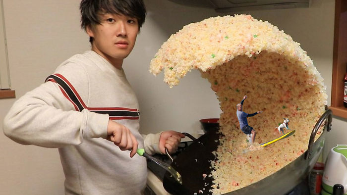 After This Guy Posted A Photo Of A Giant Rice Wave, People Turned It ...