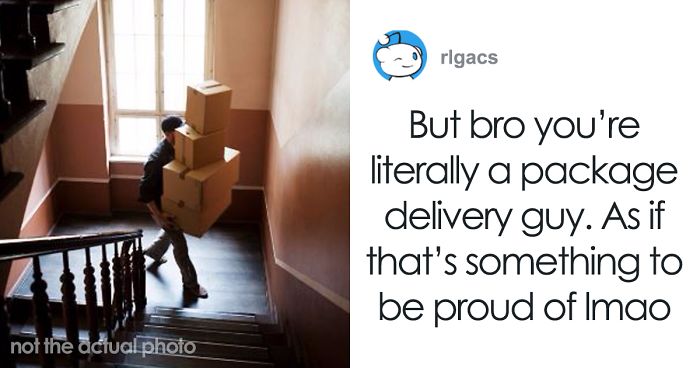 Someone Said That It’s A Shame To Be A Package Delivery Guy, But Got ...