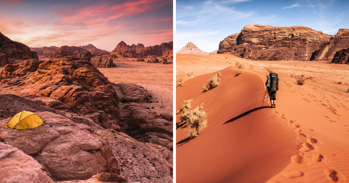 My Friend And I Spent 5 Days On Wadi Rum Desert Wild Camping And ...