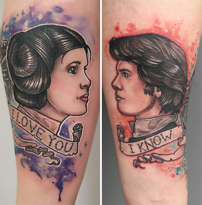 165 Brilliant Matching Tattoo Ideas Not Only For Couples | Bored Panda