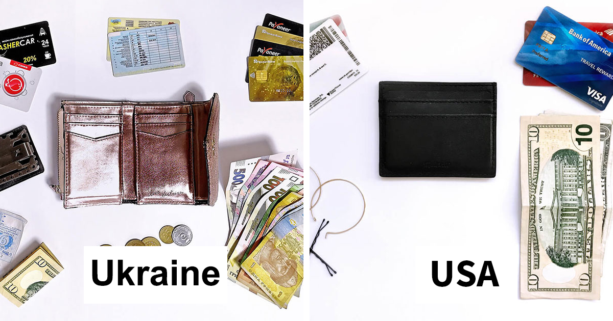 The Comparison Of 16 Wallets From Different People Around The World ...