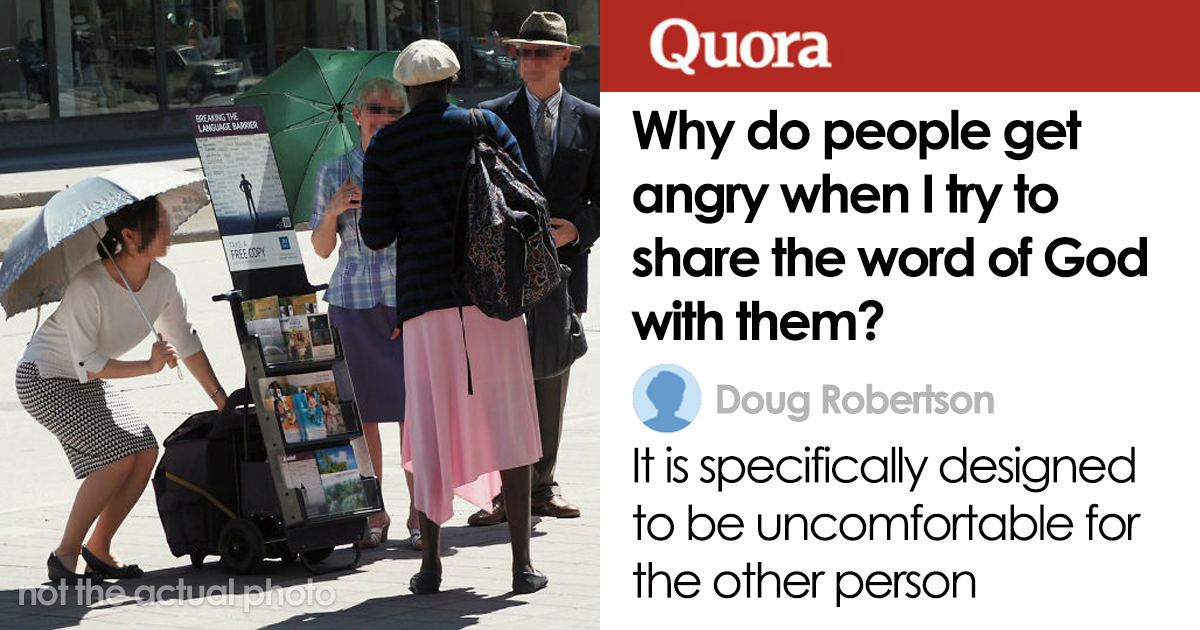 Someone Asks Why People Don’t Like Their ‘Word Of God’, Someone Says It ...