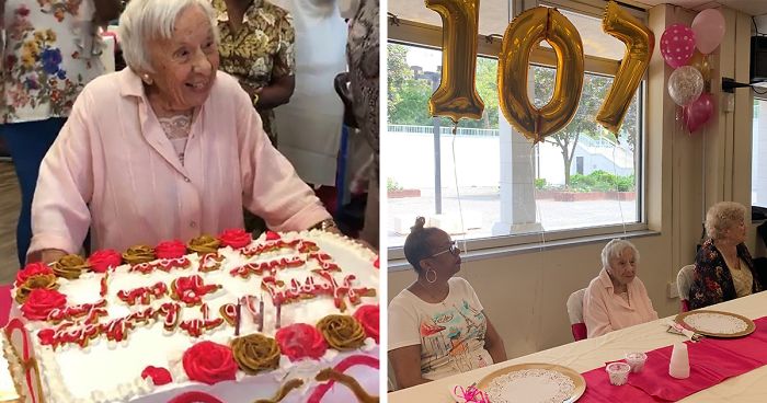 Woman Celebrates Her 107th Birthday, Says The Secret Reason Why She ...