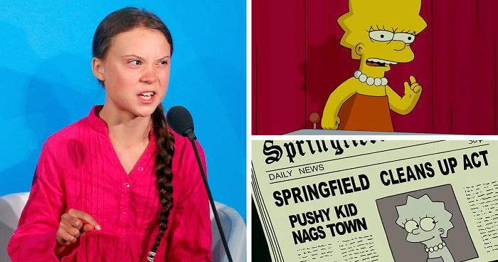 The Simpsons Did It First: People Think The Iconic Show Predicted Greta ...