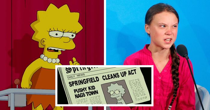 The Simpsons Did It First: People Think The Iconic Show Predicted Greta ...
