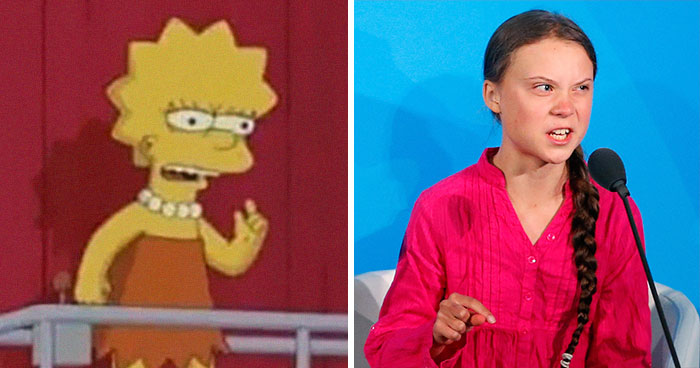 The Simpsons Did It First: People Think The Iconic Show Predicted Greta ...
