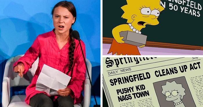 The Simpsons Did It First: People Think The Iconic Show Predicted Greta ...