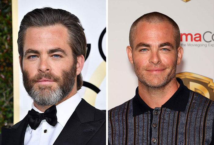 30 Celebs Before And After They Shaved Their Heads Bored Panda