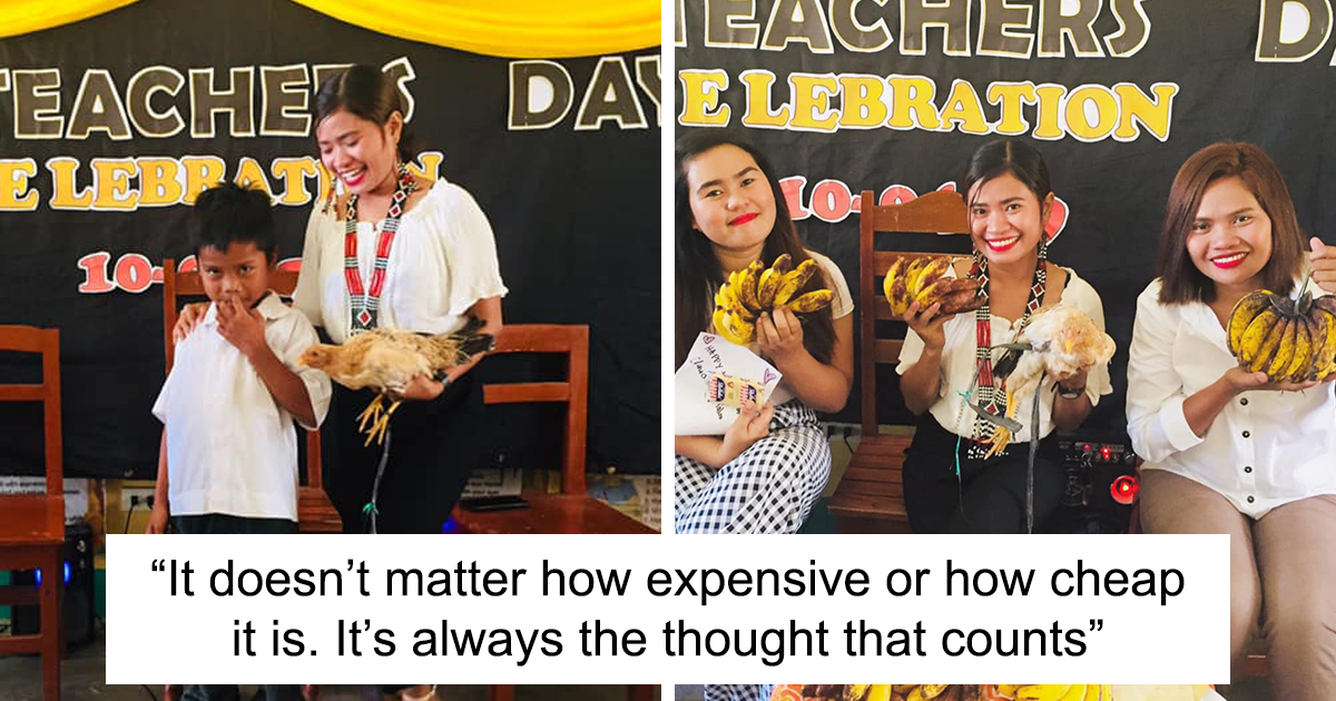 This Kid Surprises His Teacher By Gifting Her An Actual Chicken For ...
