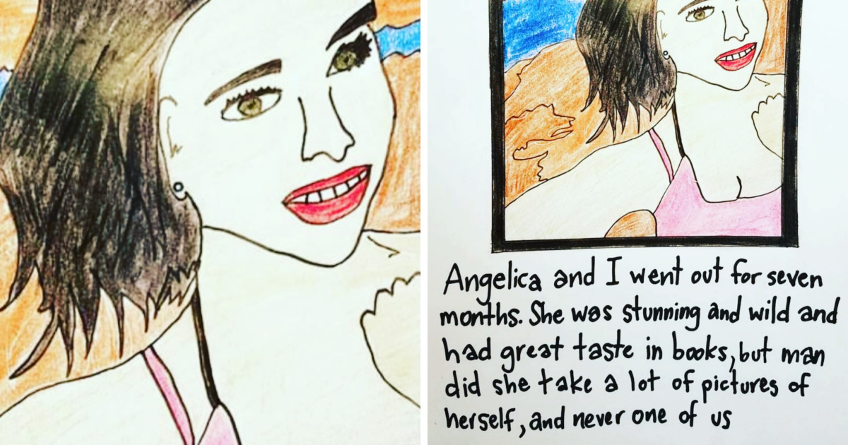 I Drew 16 Portraits Of My Ex Girlfriends Bored Panda