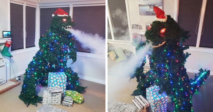 Guy Used Household Items To Build A Magnificent Smoke-Breathing ...