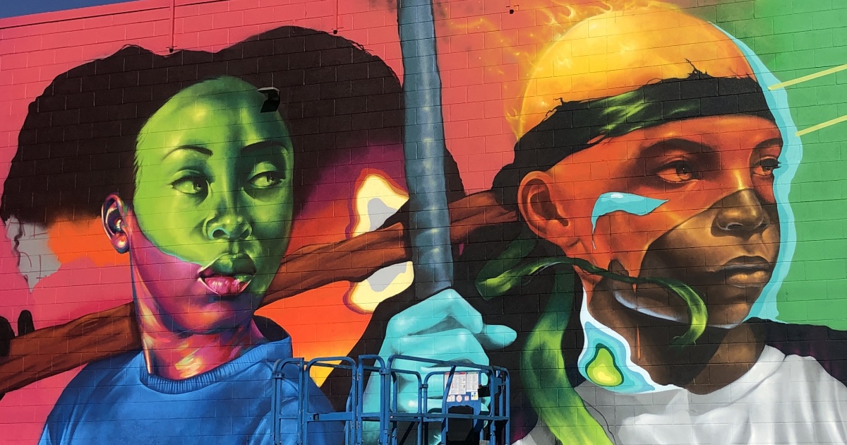 Mural Reveal That Put A Smile On Her Face