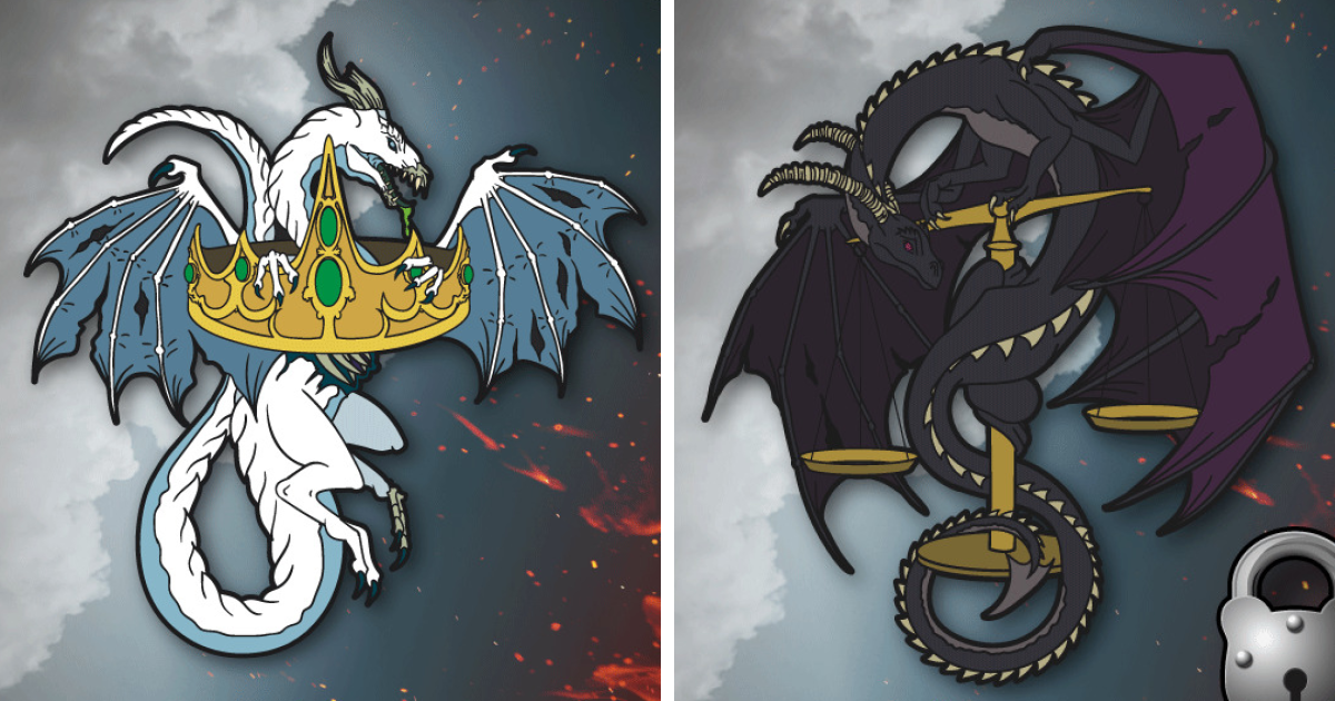 I Design Dragon Enamel Pins Based On Myths And Other Cool Things ...