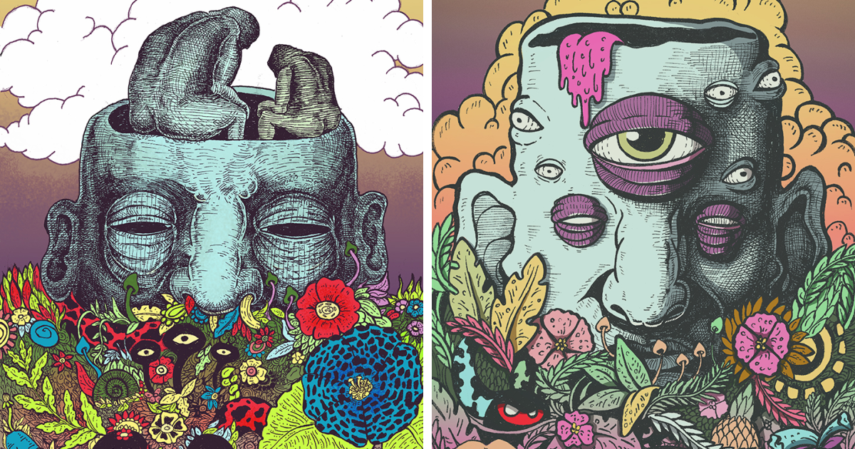 I Create Surrealistic Landscapes And Weird Portraits | Bored Panda