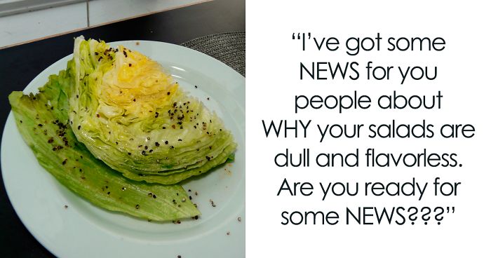 This Guy Points Out Why Your Salad Tastes Dull And Flavorless And ...