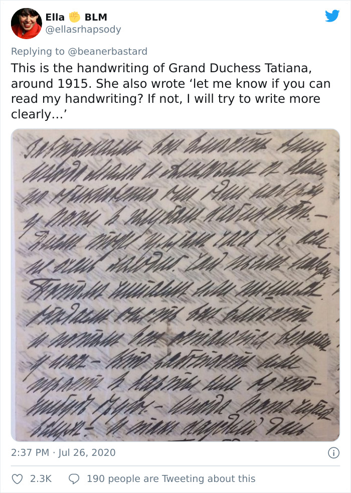 People Are Sharing Examples Of Russian Cursive Writing And It s