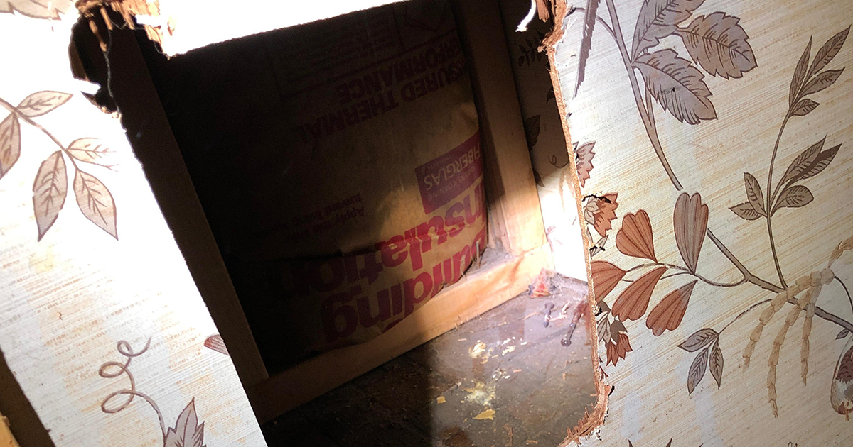 Family Found Strange 40 Y.O. 'Treasure' In Their Wall That Had Piled Up ...